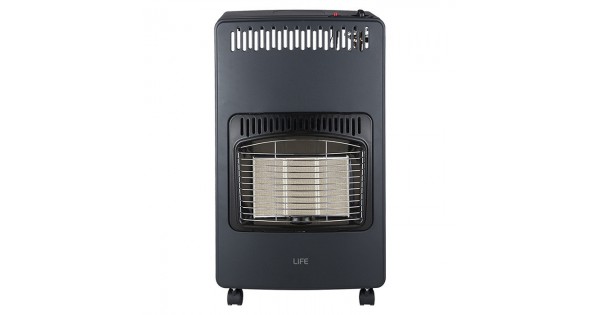 Life Blue Flame 221-0331 Μαύρη,Κεραμική Σόμπα Υγραερίου,(1500W \ 2750W ...